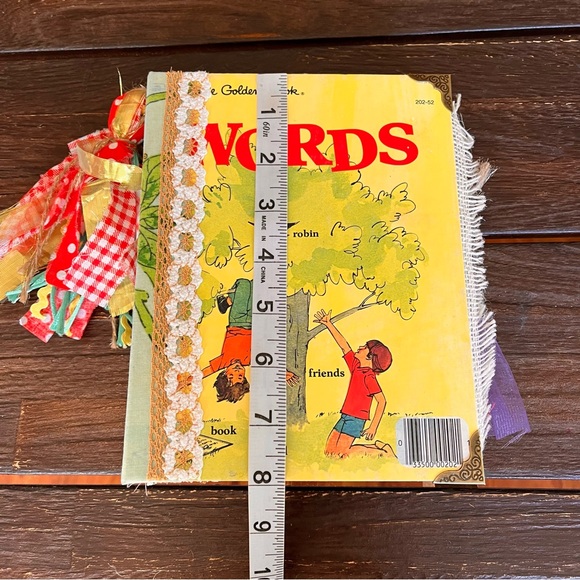 Handmade | Office | Words Little Golden Book Handmade Decorated Junk ...